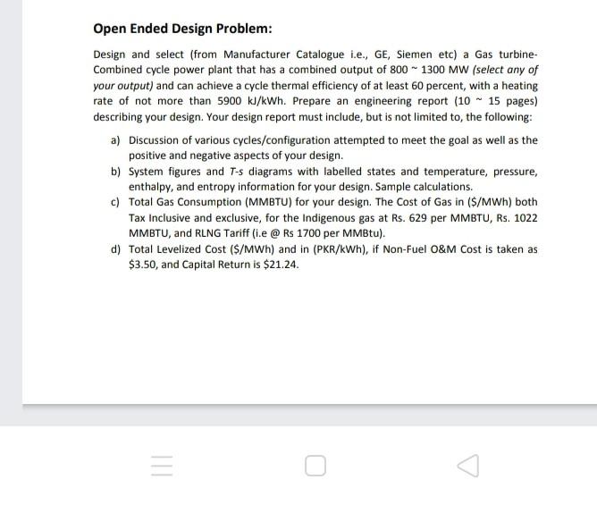 Solved pick GE 9HA.01 gas turbine manufacture catalogue and | Chegg.com