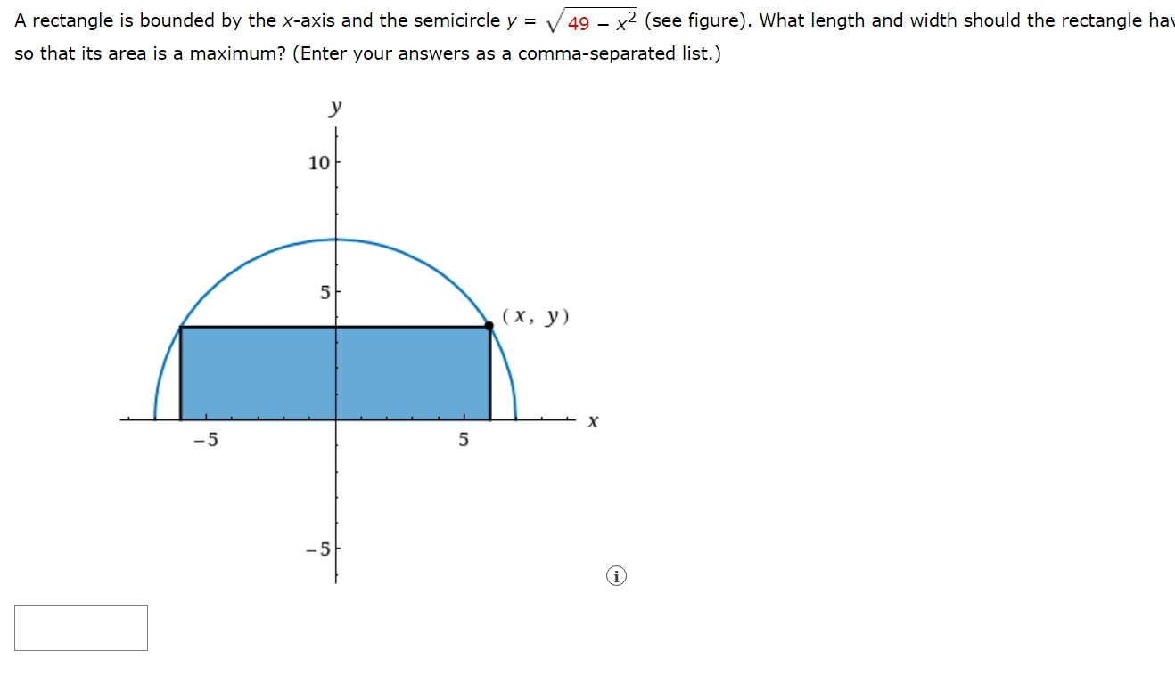 Solved A rectangle is bounded by the x-axis and the | Chegg.com