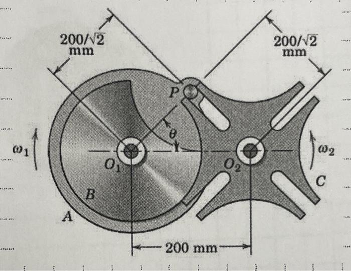 Solved The geneva wheel is a mechanism for producing | Chegg.com