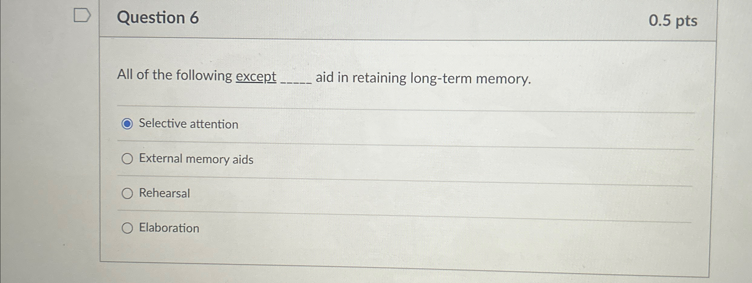 Solved Question 60.5ptsAll of the following except q, ﻿aid | Chegg.com