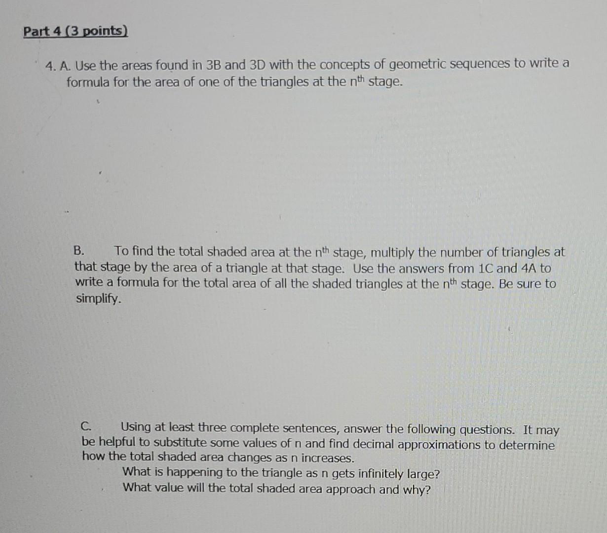 Solved Part 2 (1 point) Assume the original triangle in | Chegg.com