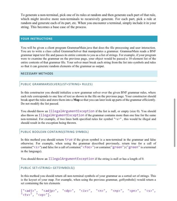 Solved CS145 - PROGRAMMING ASSIGNMENT GRAMMER SOLVER | Chegg.com