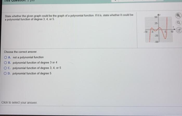 Solved State whether the given graph could be the graph of a | Chegg.com