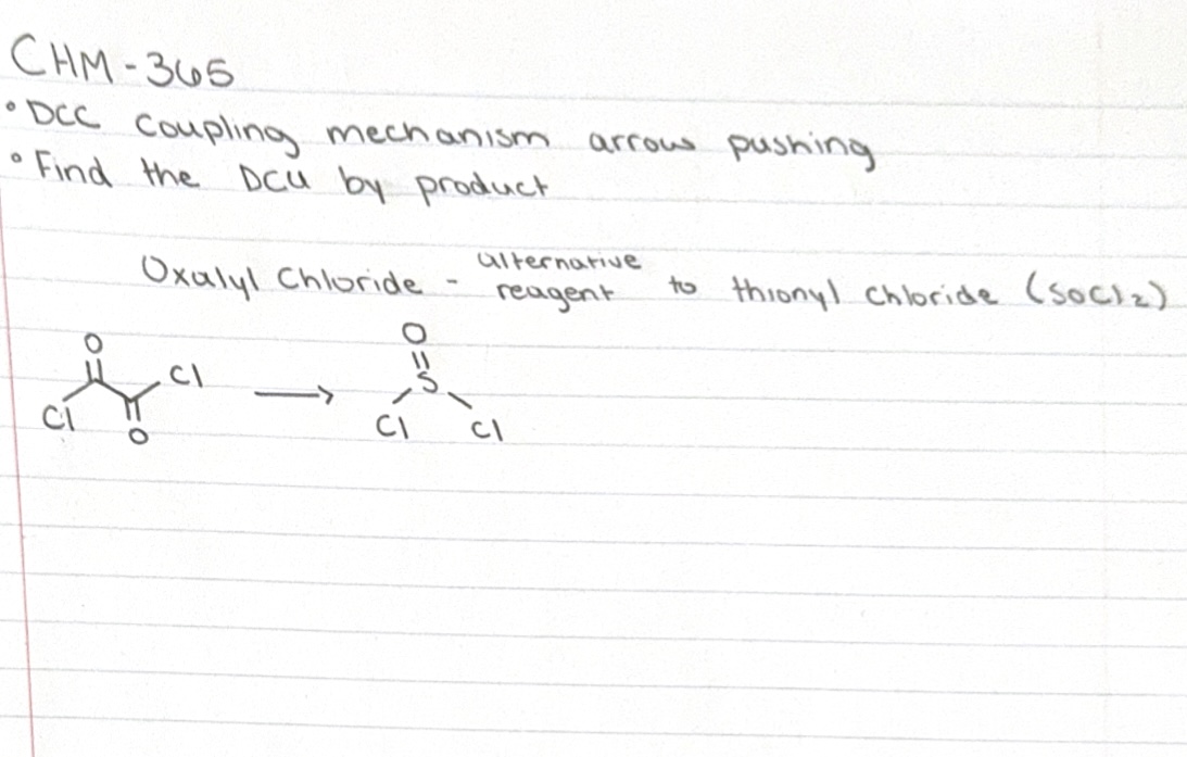 Draw the DCC coupling mechanism arrow pushing and | Chegg.com