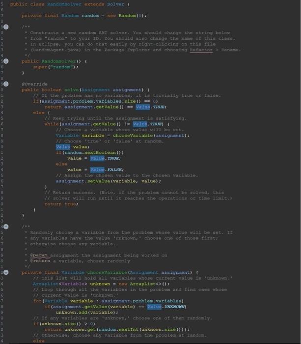 Solved Your assignment is to write your own SAT solver. It | Chegg.com