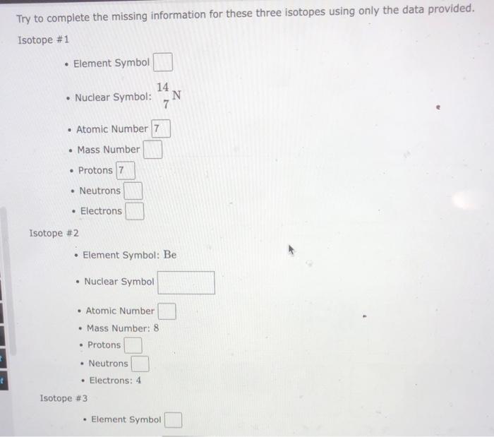 Solved Try to complete the missing information for these | Chegg.com