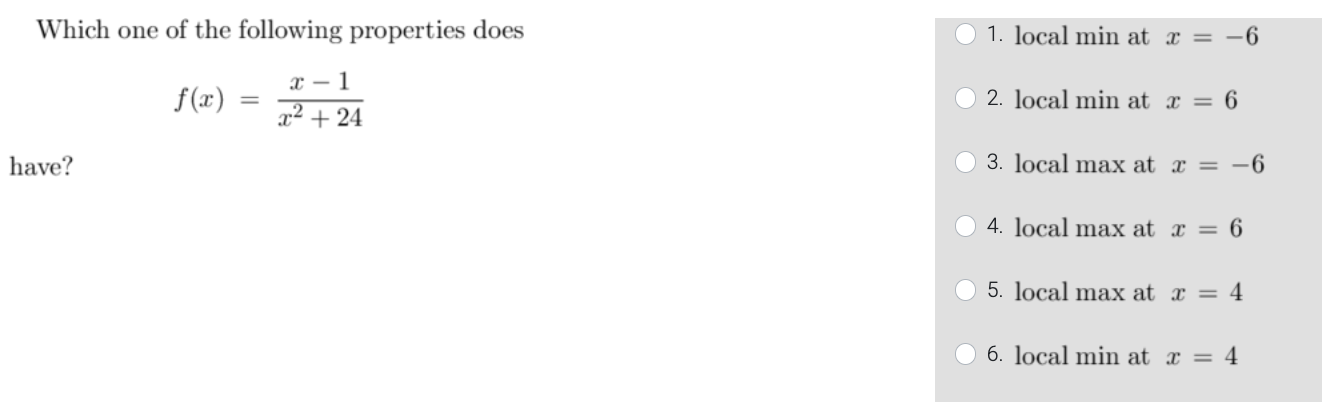 Solved Which one of the following properties | Chegg.com