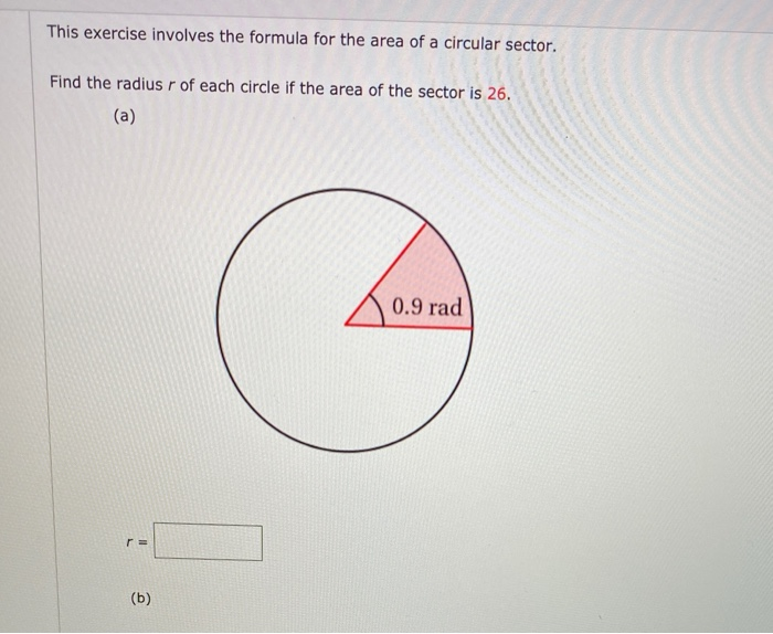 Solved This exercise involves the formula for the area of a | Chegg.com
