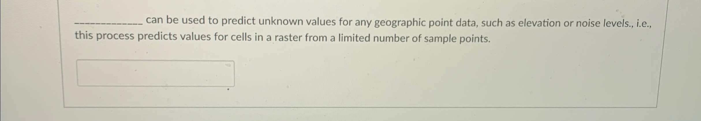 Solved (BLANK) ﻿can be used to predict unknown values for | Chegg.com