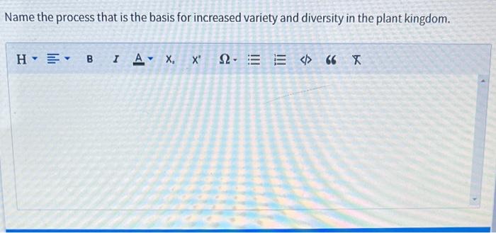 Solved Name the process that is the basis for increased | Chegg.com