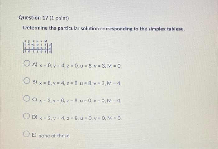 Solved Write the initial simplex tableau for the linear | Chegg.com