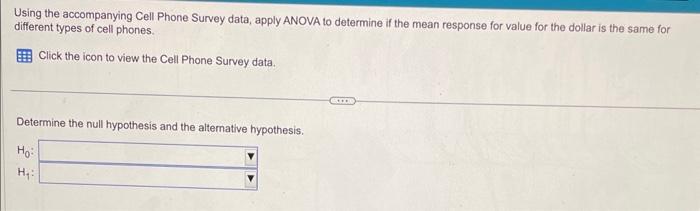 Solved Using the accompanying Cell Phone Survey data, apply | Chegg.com