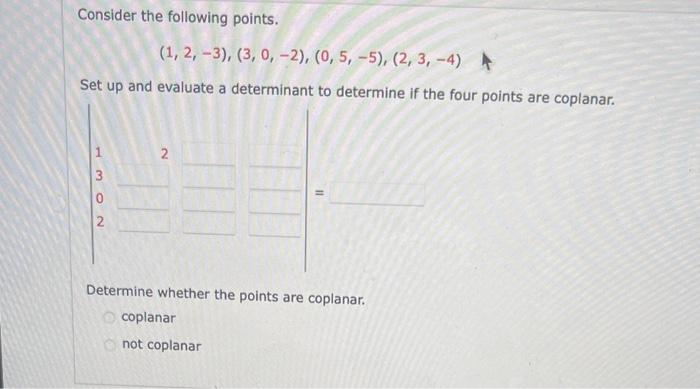 Solved Consider the following points. | Chegg.com