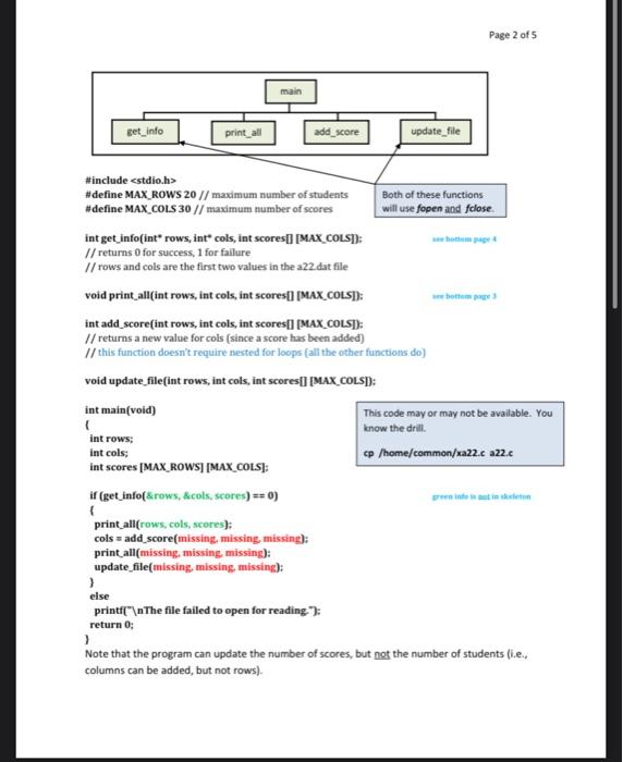 Solved CSCl159 Assignment a22.c Write a program that updates | Chegg.com