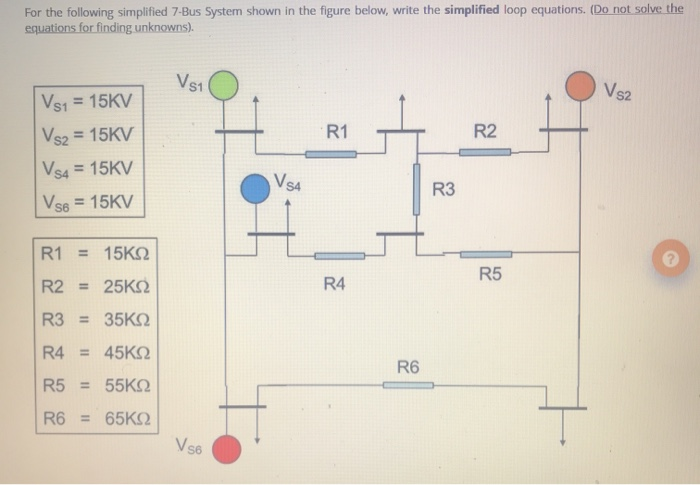 Solved For the following simplified 7-Bus System shown in | Chegg.com