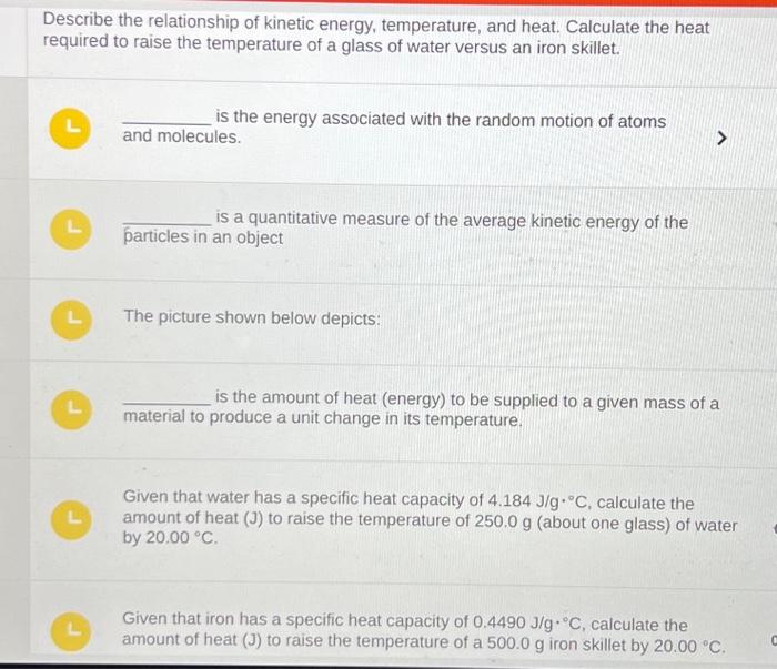 Solved Describe the relationship of kinetic energy, | Chegg.com