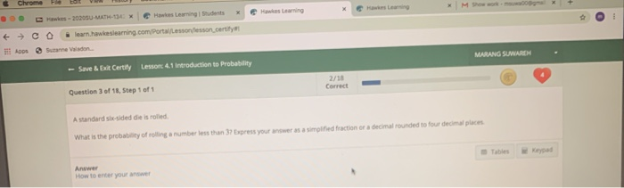 Solved Chrome Hawks Learning Dw-20205U-MATH-134 learn | Chegg.com