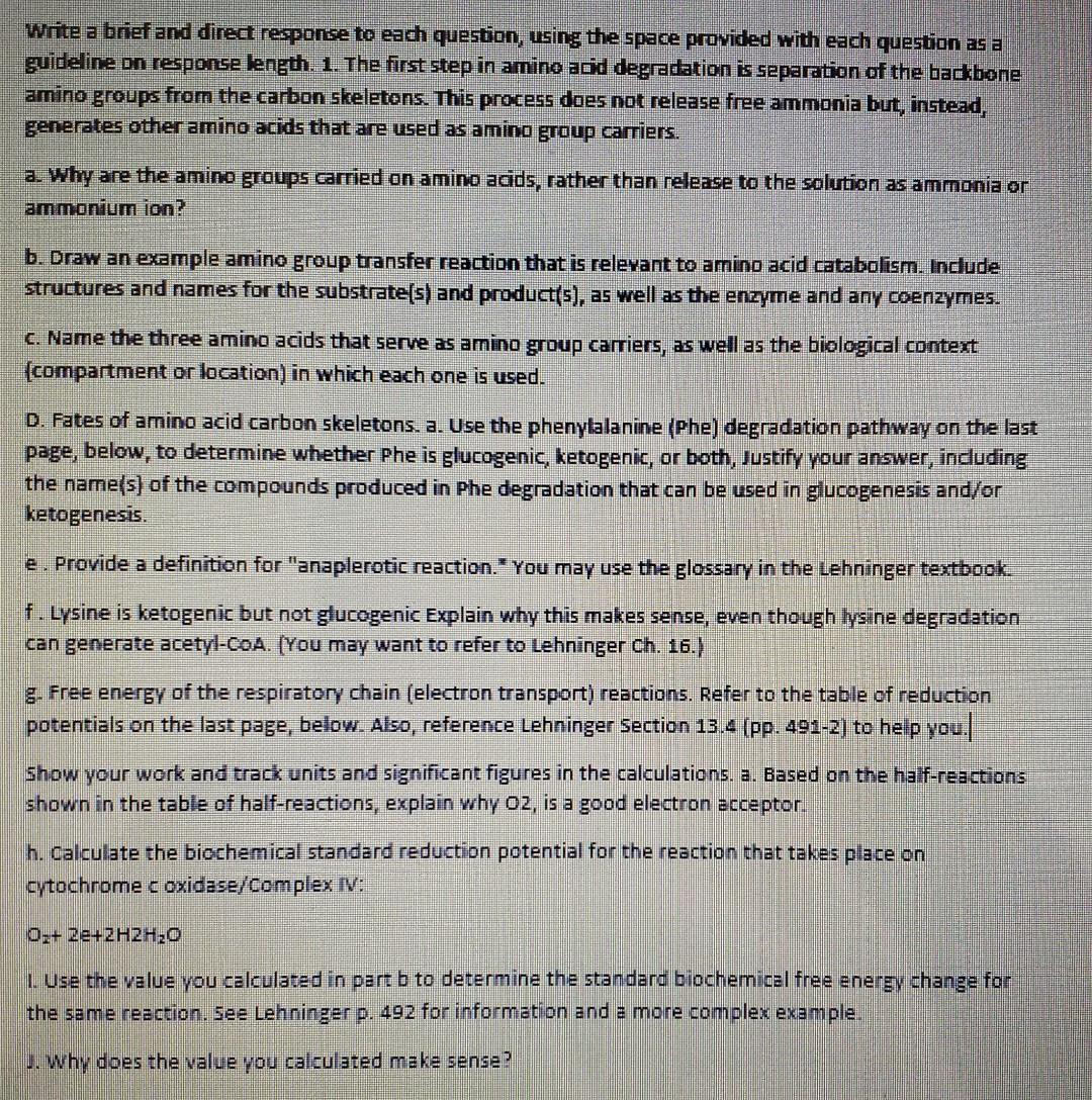 Solved explain and show all work answer all parts A to J do | Chegg.com