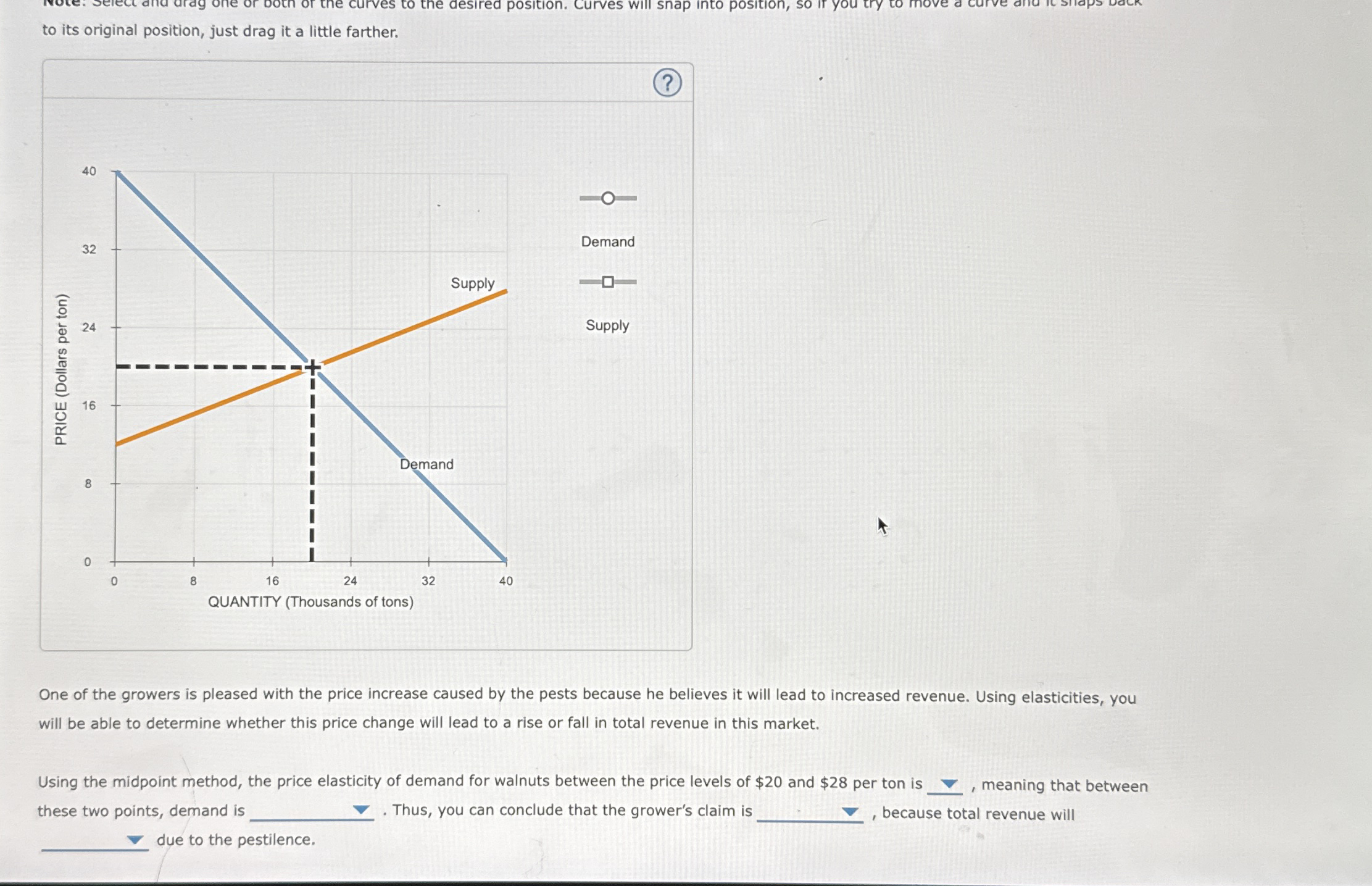 Solved to its original position, just drag it a little | Chegg.com