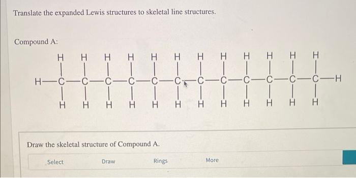 Solved Draw the skeletal structure of Compound B. Translate | Chegg.com