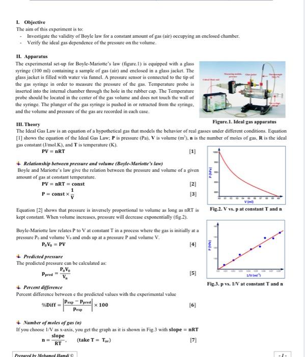 1. Objective The aim of this experiment is to: - | Chegg.com