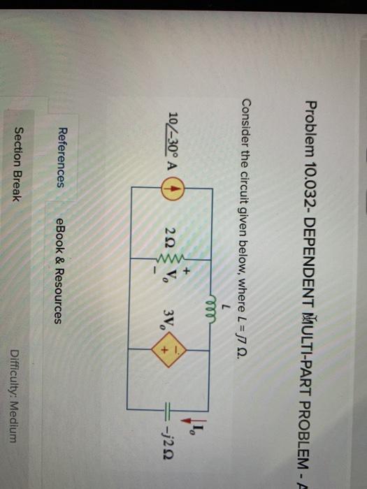 Solved Problem 10.032- DEPENDENT MULTI-PART PROBLEM - | Chegg.com