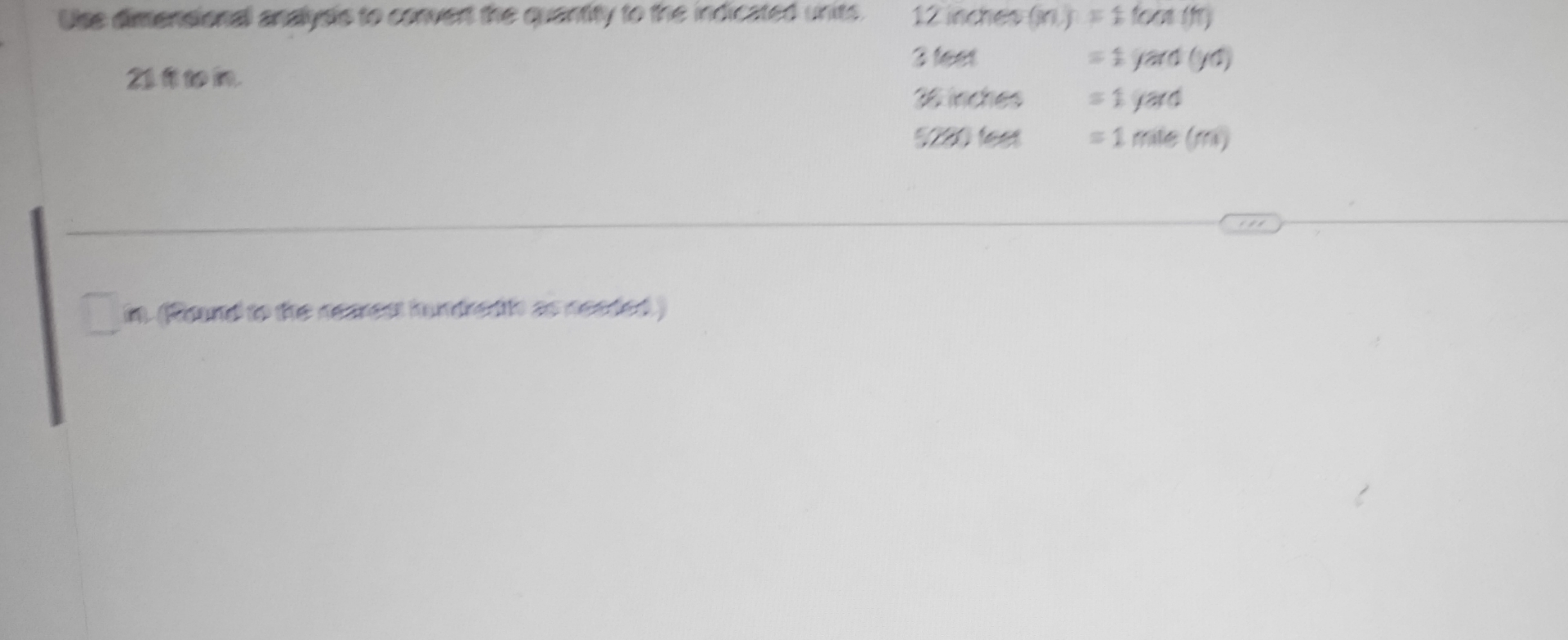 Solved Use amersichal analypis to conven the quantify to the | Chegg.com