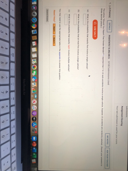 Solved submissions Assignment Scoring Your last submission | Chegg.com
