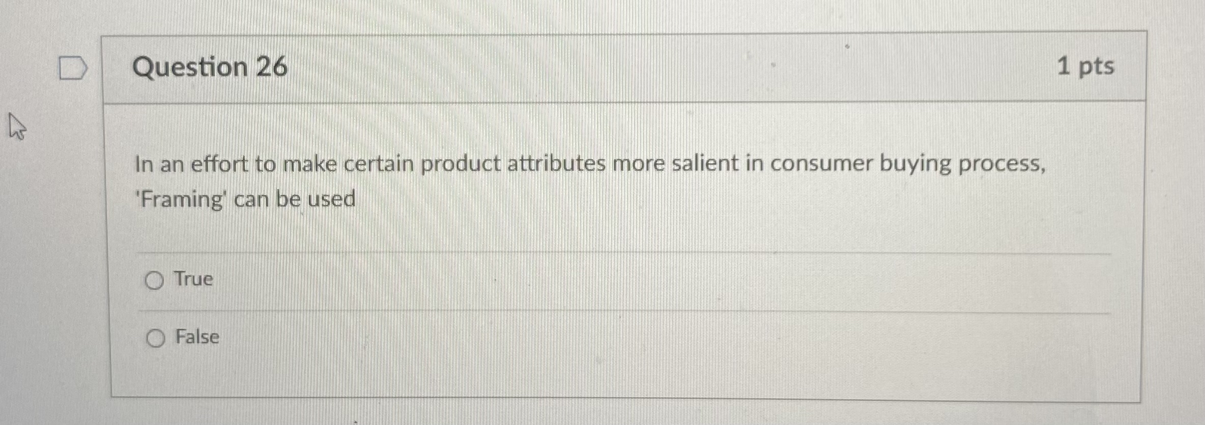 Solved Question 261 ﻿ptsIn an effort to make certain product | Chegg.com