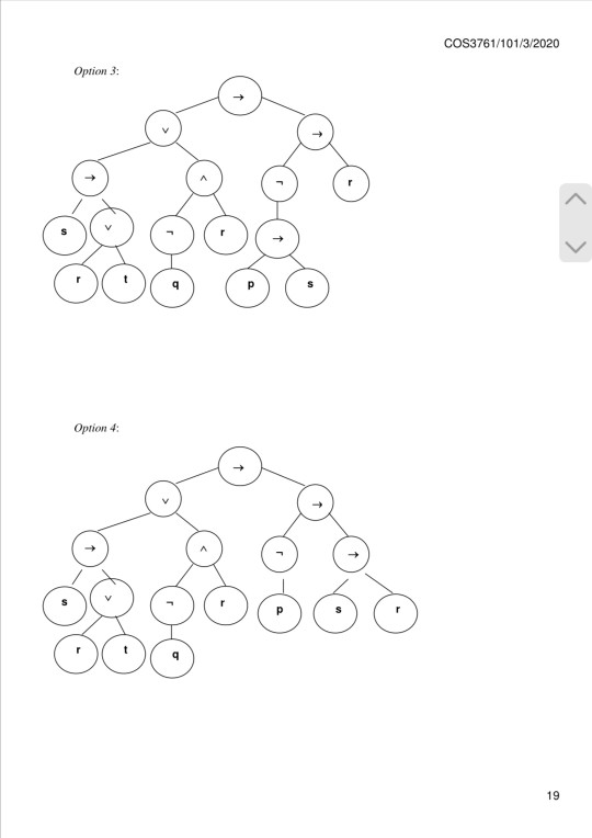 Solved QUESTION 12 Given the following propositional logic | Chegg.com