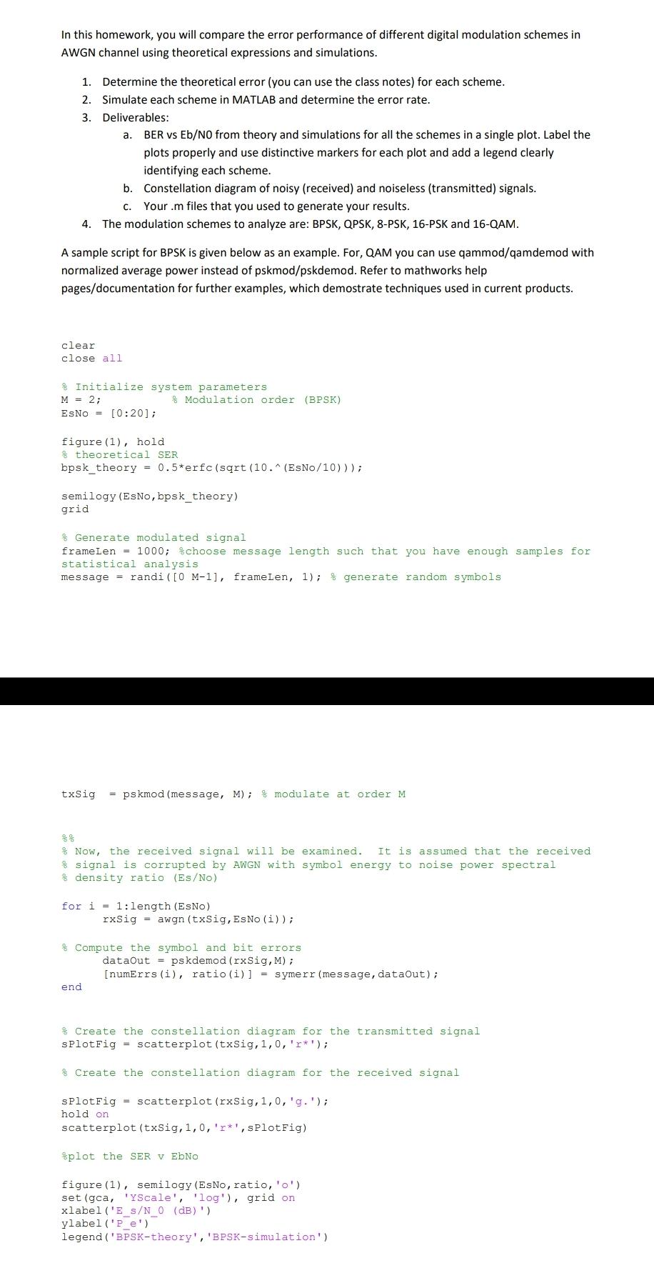 Solved In this homework, you will compare the error | Chegg.com