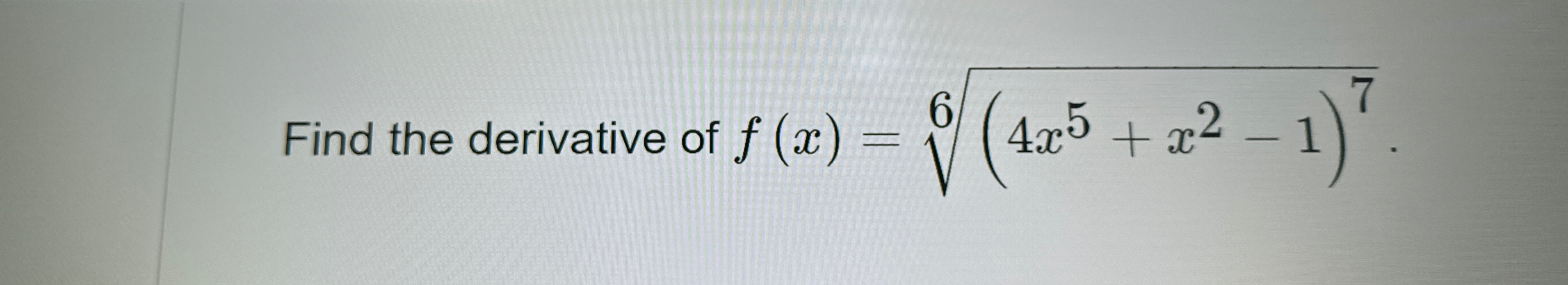 uestion 4: ( 8 ﻿points)nd the derivative of | Chegg.com