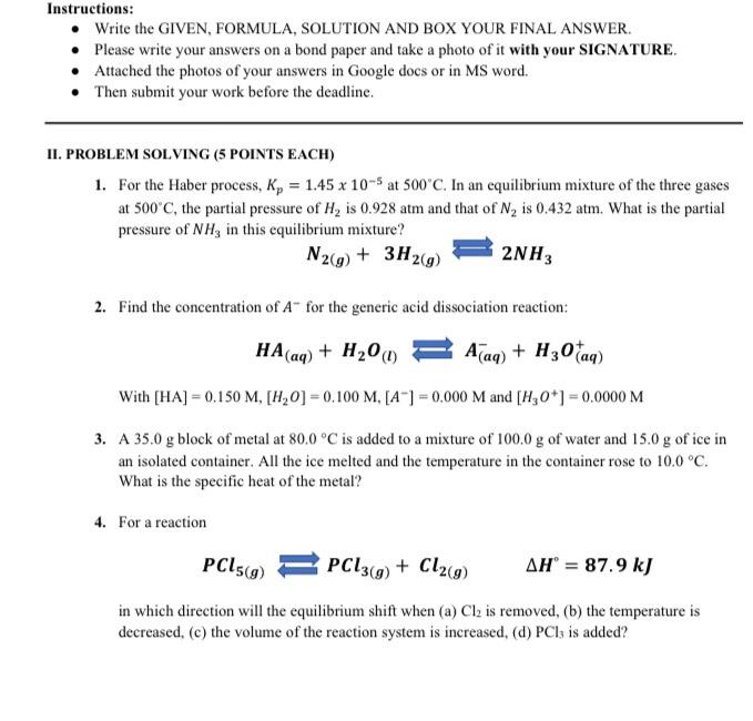 Solved Please solve the number 2. Additional info on number | Chegg.com