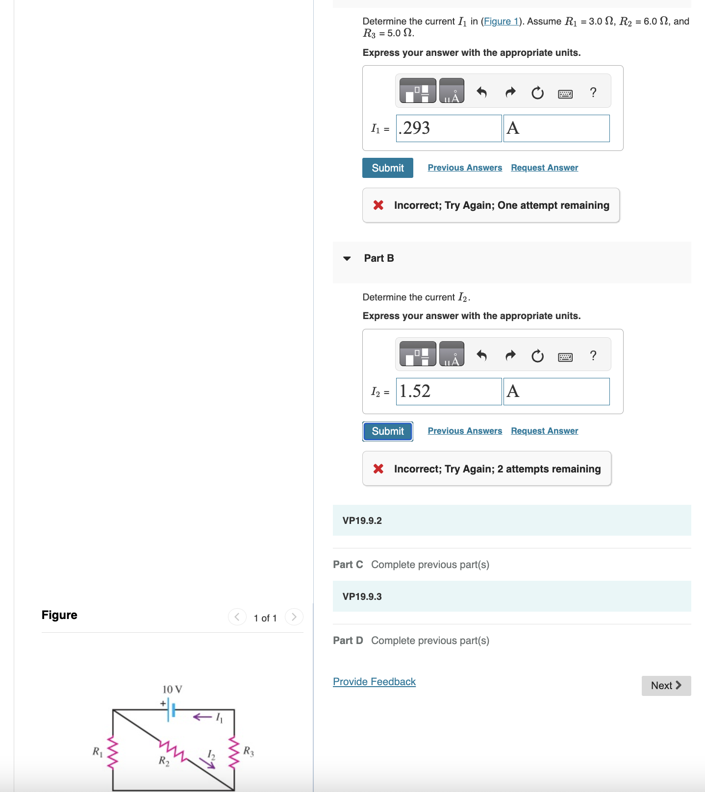 Solved Determine the current I1 in (Figure 1). ﻿Assume | Chegg.com