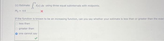 Solved (a) Estimate ∫2N (x) or ining three equal | Chegg.com
