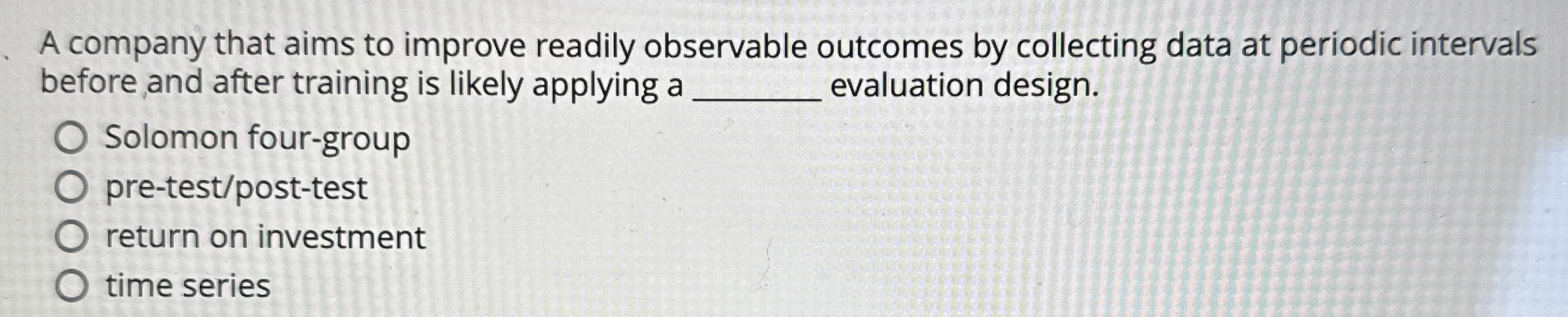 Solved A company that aims to improve readily observable | Chegg.com