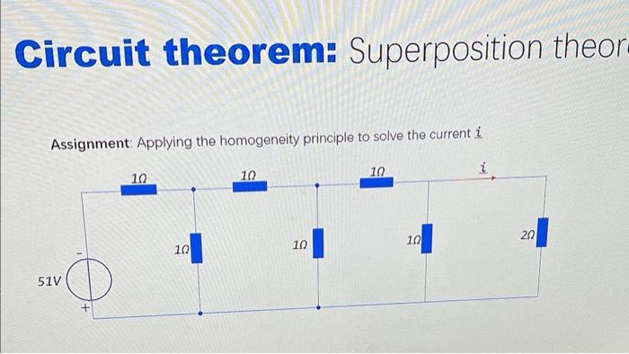 Solved Circuit Theorem Superposition Theor