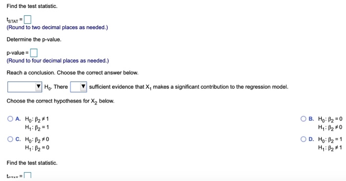 Solved A regression analysis is performed using data for 32 | Chegg.com