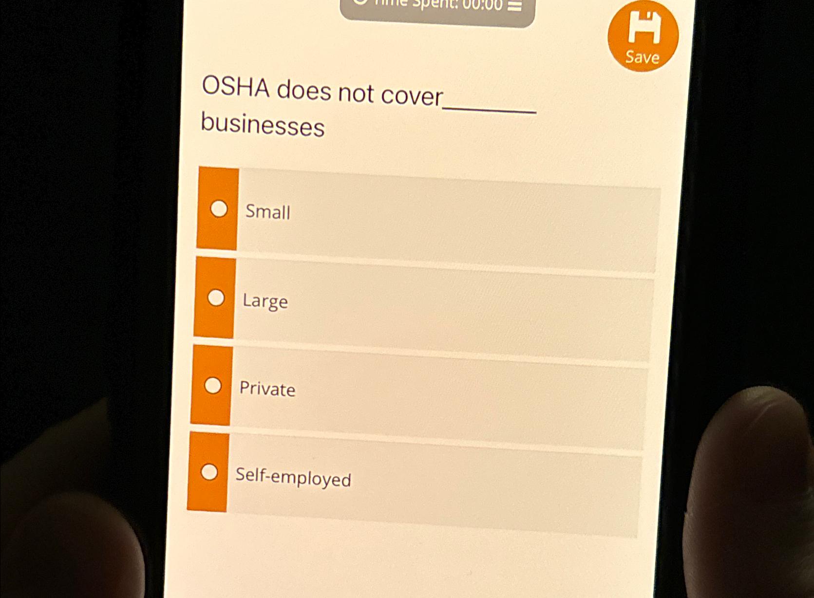 Solved SaveOSHA does not cover | Chegg.com
