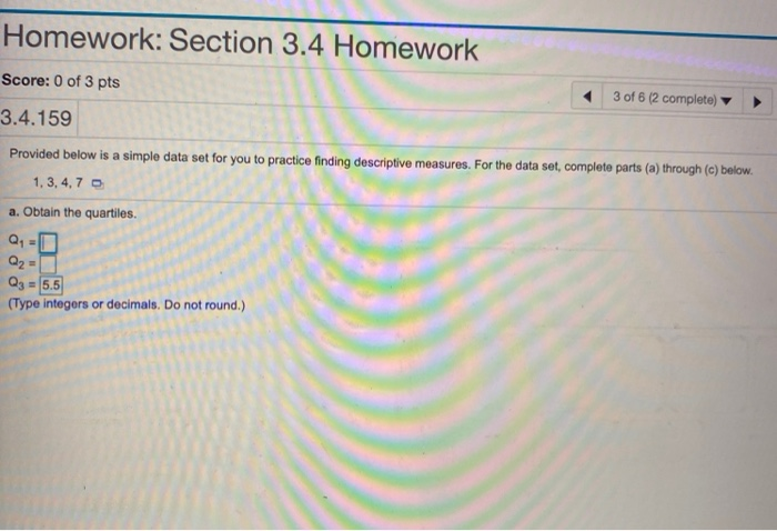 Solved Homework: Section 3.4 Homework Score: 0 of 3 pts 3 of | Chegg.com Solved Homework: Section 3.4 Homework Score: 0 of 3 pts 3 of | Chegg.com