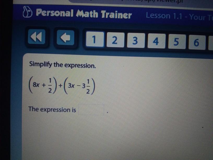 Solved Personal Math Trainer Lesson 1.1 - Your Tu 1 2 3 4 5 | Chegg.com
