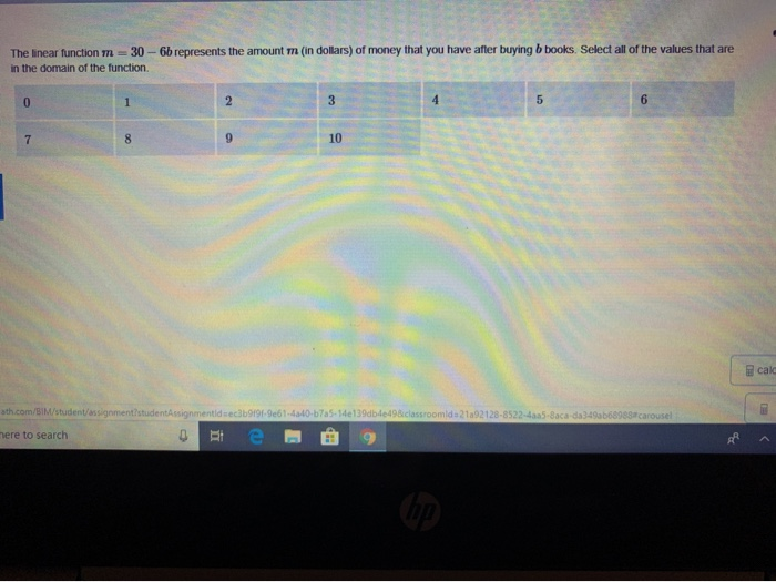 Solved Use the linear regression feature on a graphing | Chegg.com