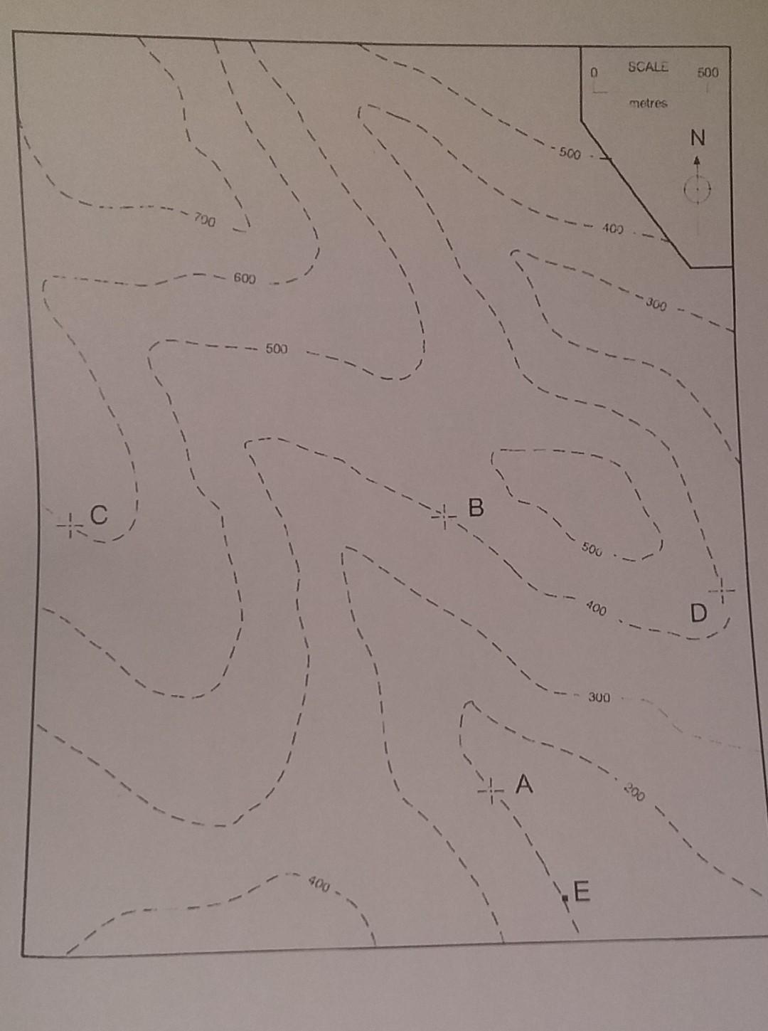 Solved GEOL2016 MAPWORK FOR GEO PRACTICAL 2 MAP 2 A vertical | Chegg.com
