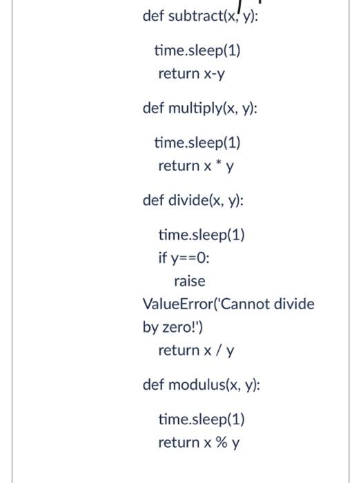Solved 1. Write a Python multiprocessing program that runs | Chegg.com