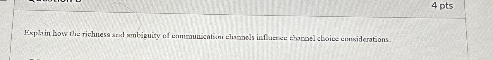 Solved Explain how the richness and ambiguity of | Chegg.com