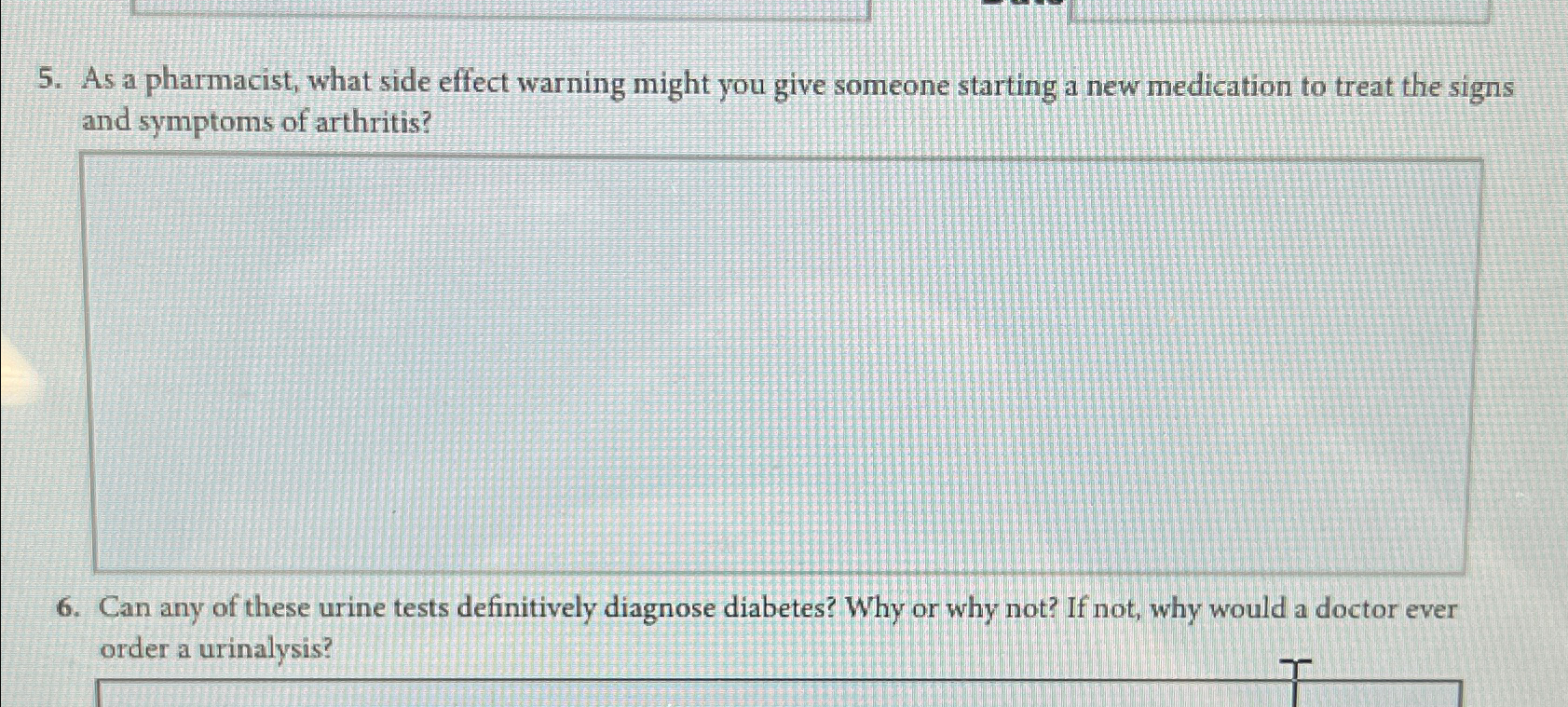 Solved As a pharmacist, what side effect warning might you | Chegg.com