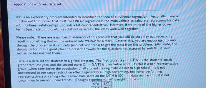 Solved This is an exploratory problem intended to introduce | Chegg.com