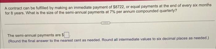 Solved A contract can be fulfilled by making an immediate | Chegg.com