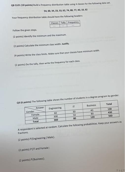 Solved Q1 (4 points) What is the level of measurement of the | Chegg.com