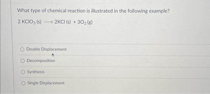 Solved What type of chemical reaction is illustrated in the | Chegg.com